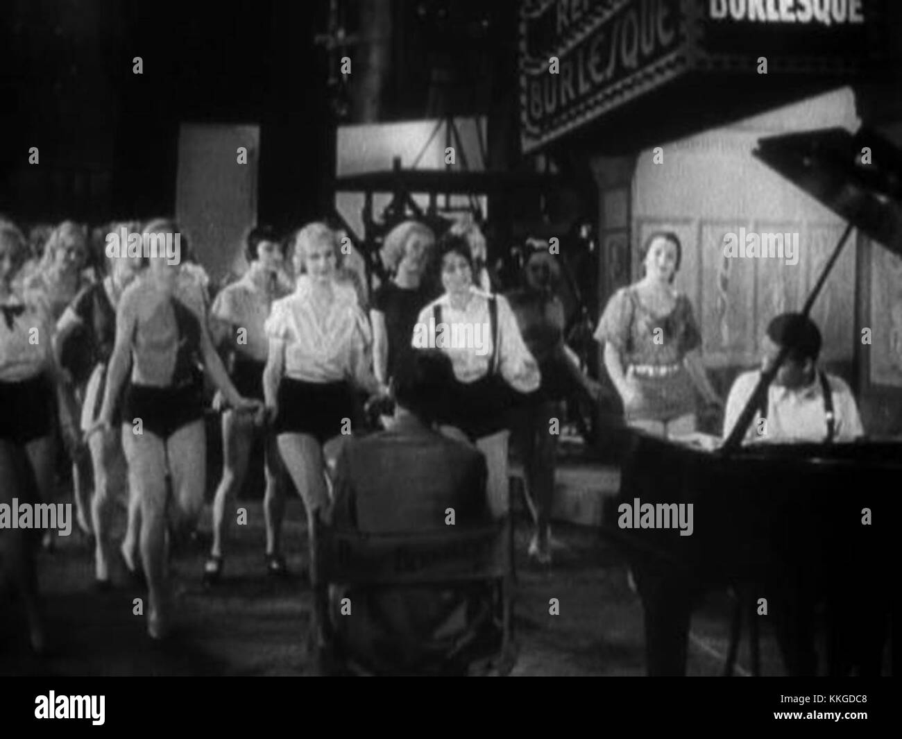 The 1933 trailer for the Broadway show 'Dance Rehearsal' on 42nd Street ...