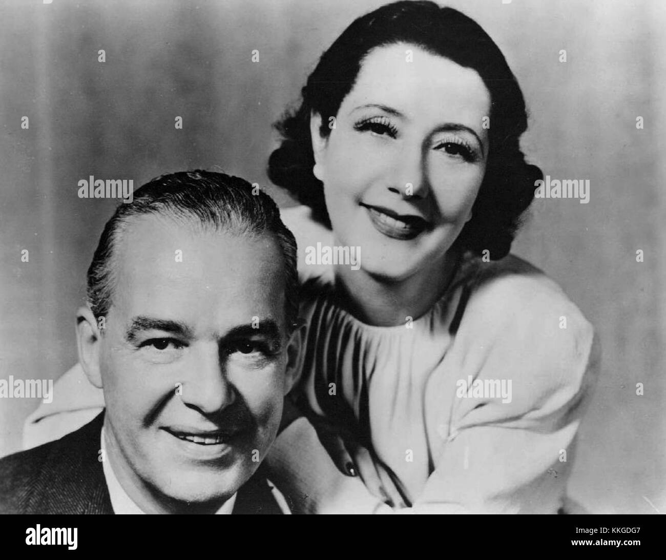 Alfred Lunt and Lynn Fontanne, renowned American actors, are pictured ...