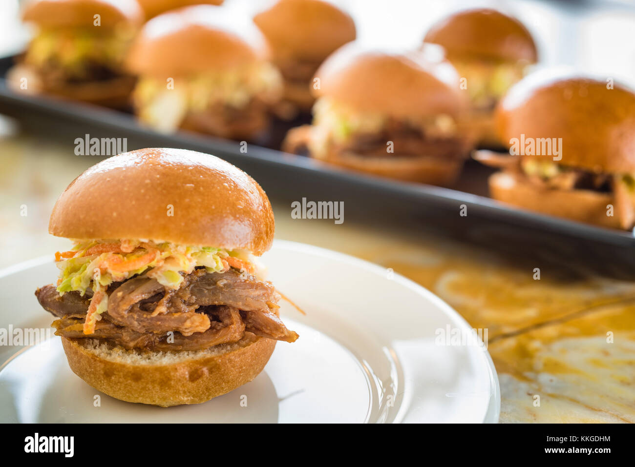 Delicious and Succulent mini burgers of Pulled pork and Apple 'sliders ...