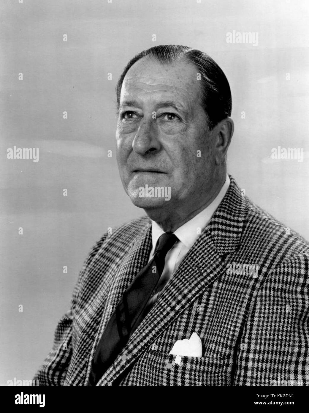Arthur Treacher, a British-American actor, is featured in a headshot ...