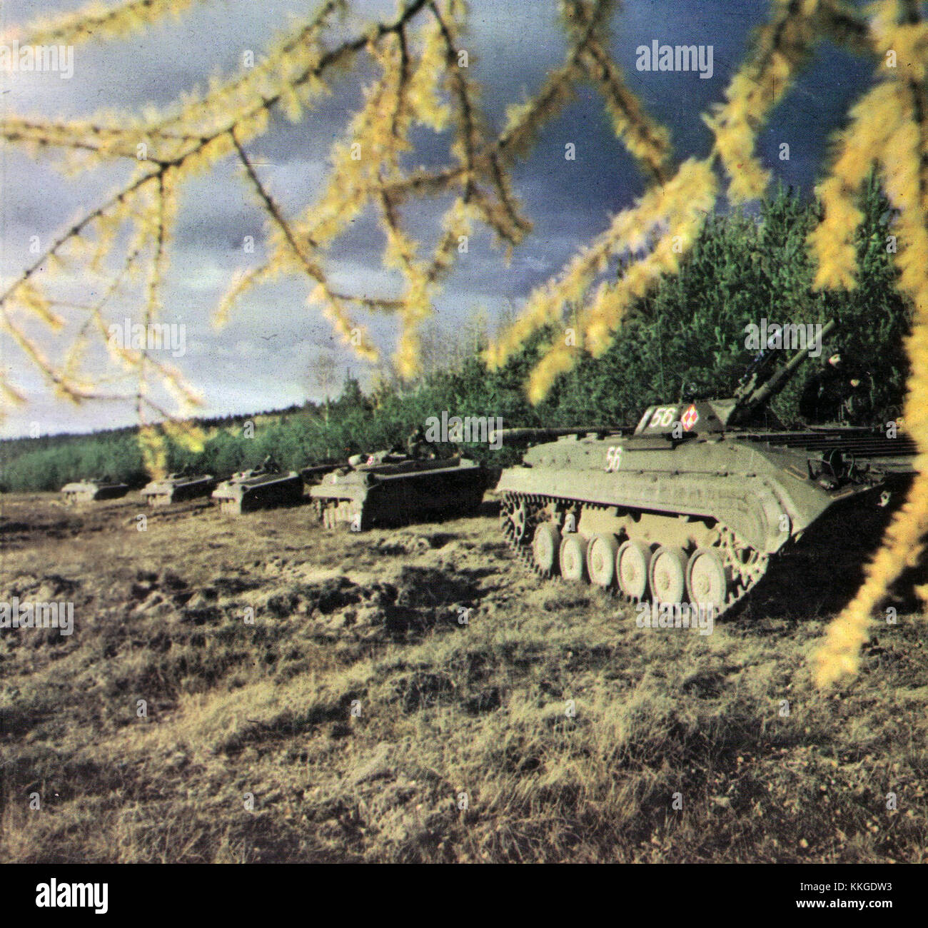 The BMP-1 is a Soviet amphibious infantry fighting vehicle, known for ...