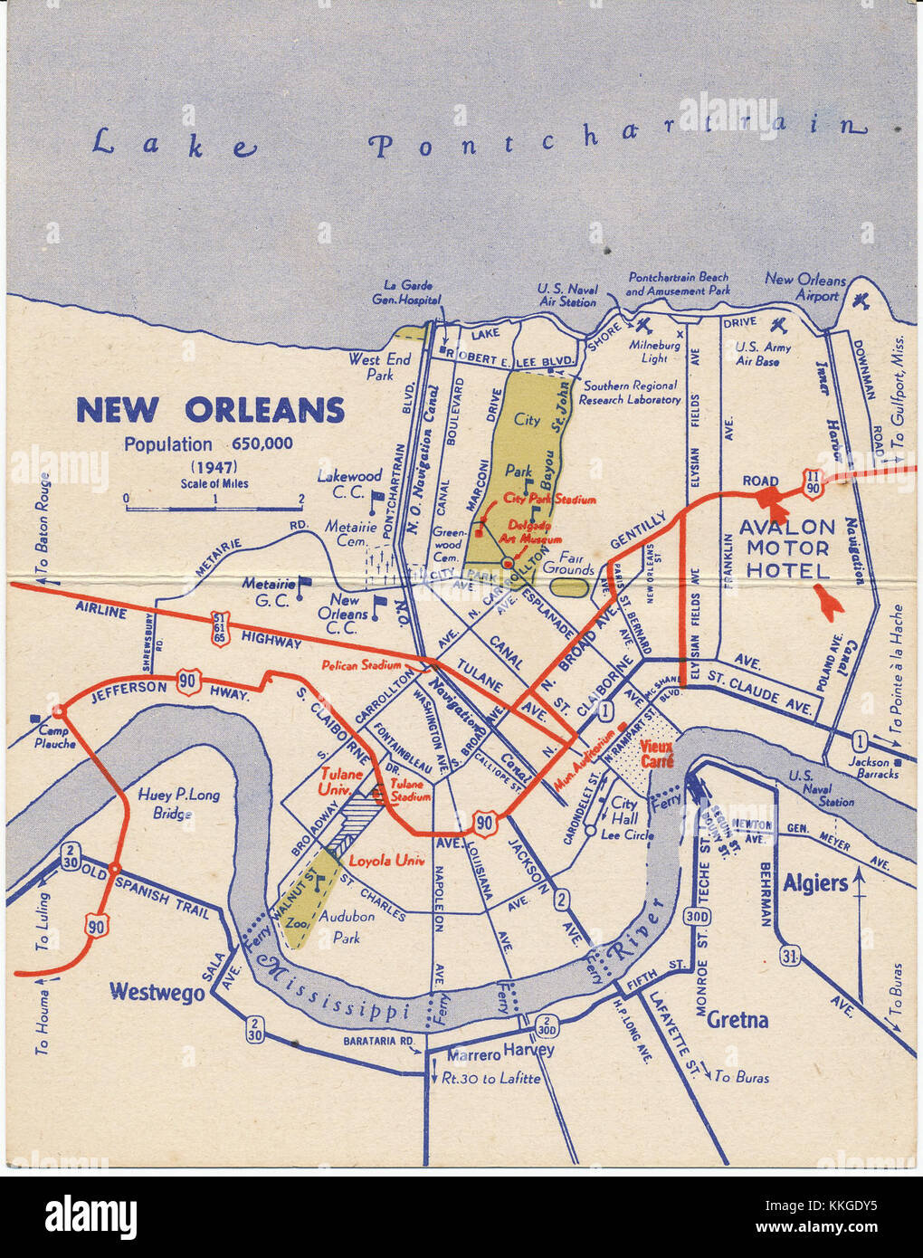 Avalon map hi-res stock photography and images - Alamy