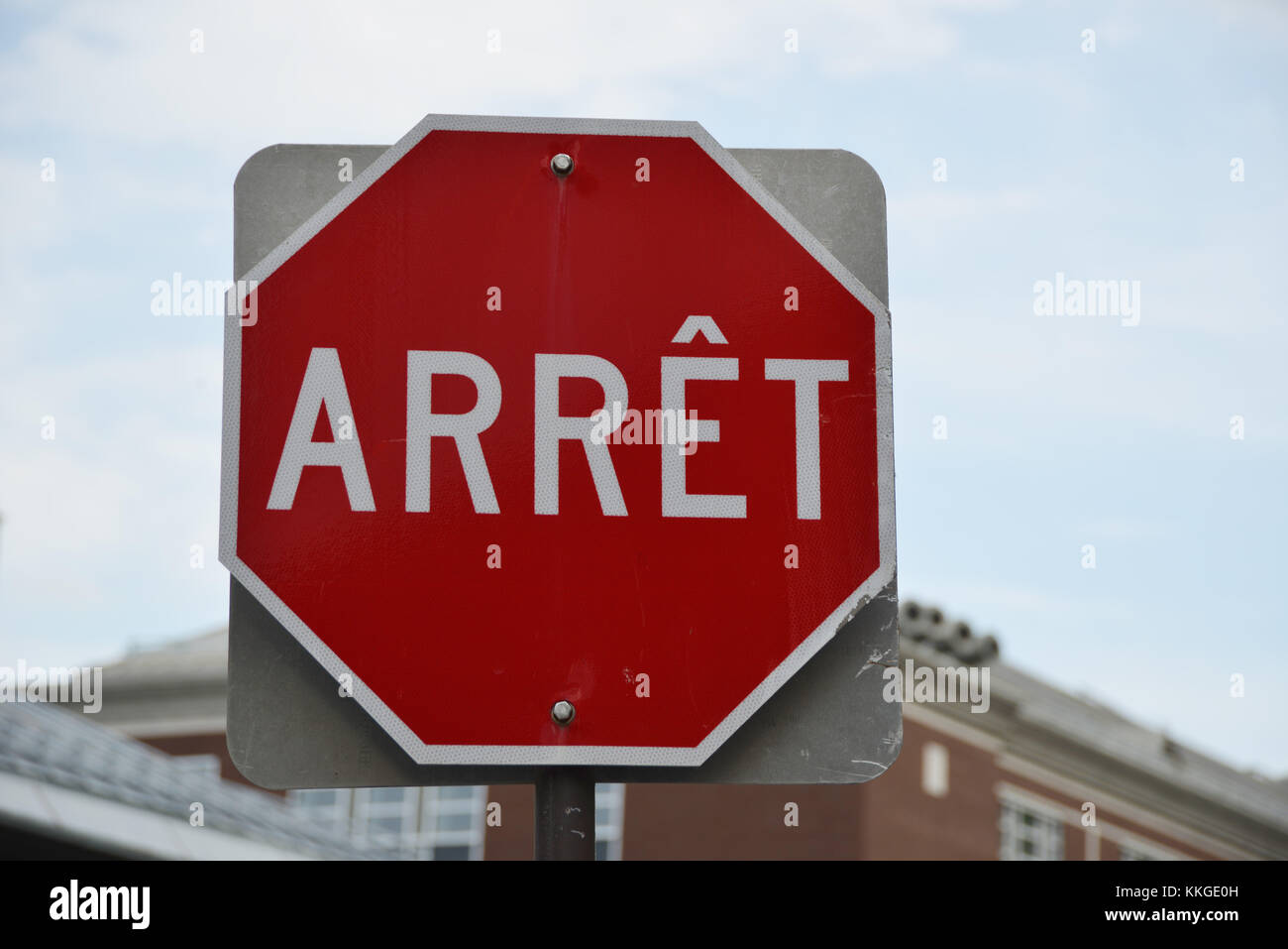 Quebec Road Stop Sign