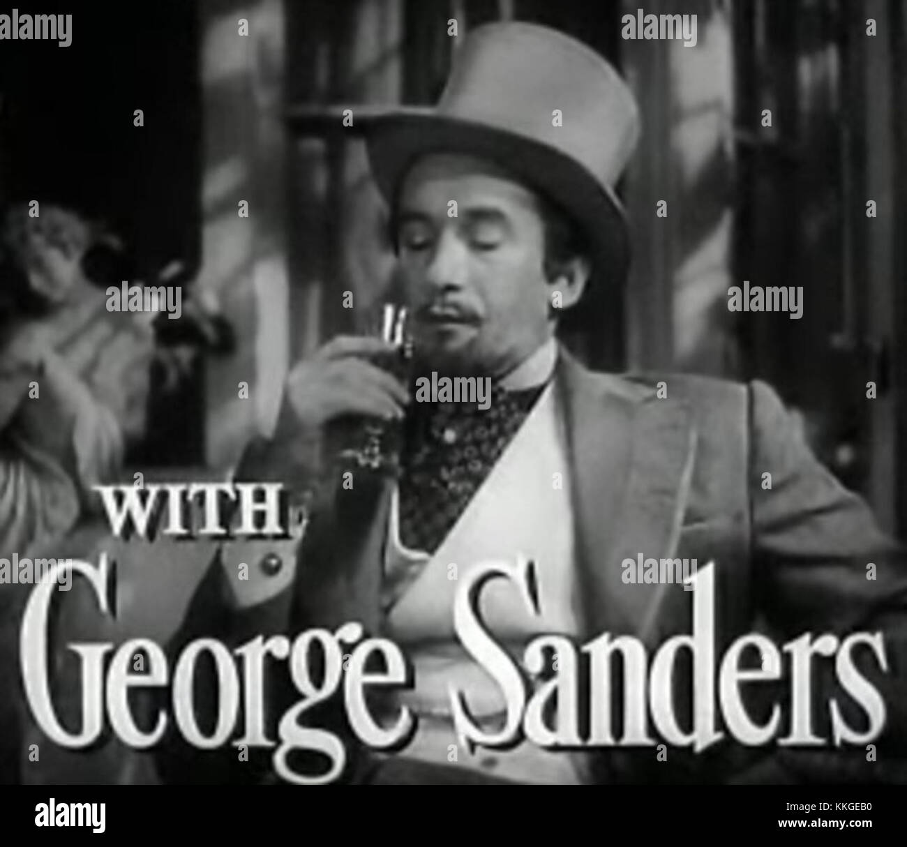 George Sanders appears in the trailer for *The Picture of Dorian Gray ...