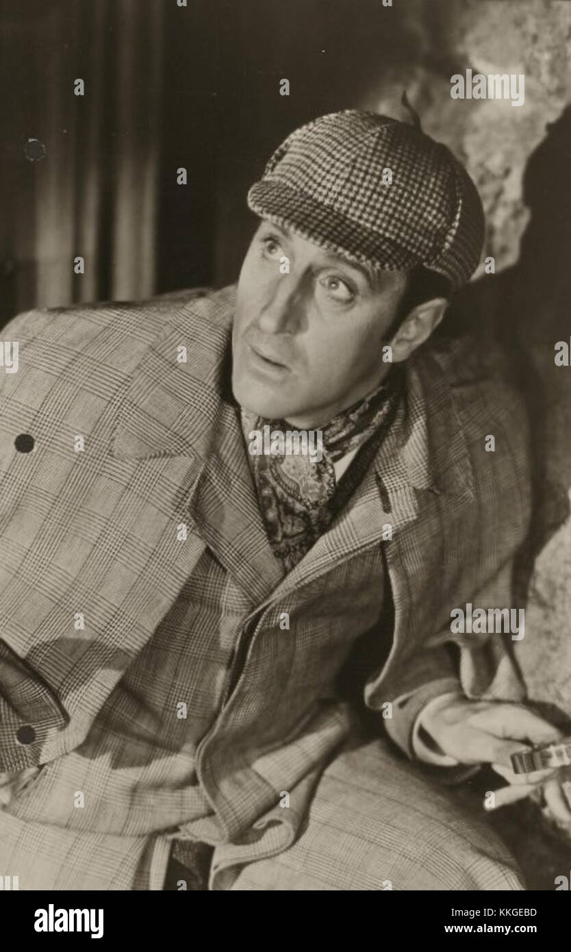 Basil Rathbone Sherlock Holmes High Resolution Stock Photography and ...