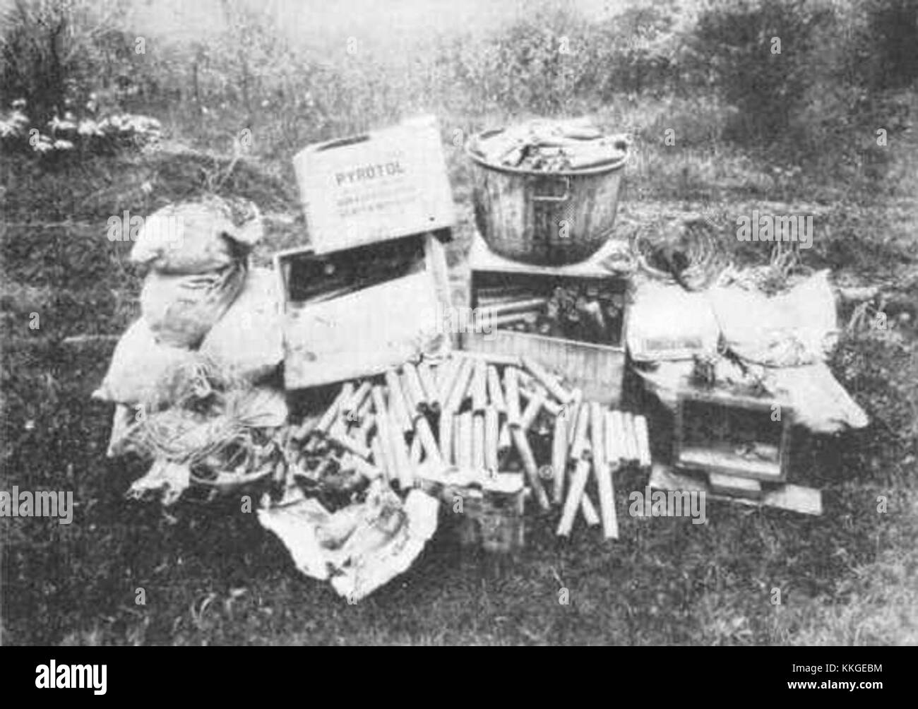 An image related to the 1927 Bath School disaster in Michigan, USA ...