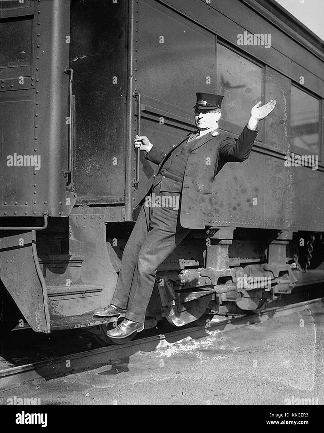 Railroad freight brakeman hi-res stock photography and images - Alamy