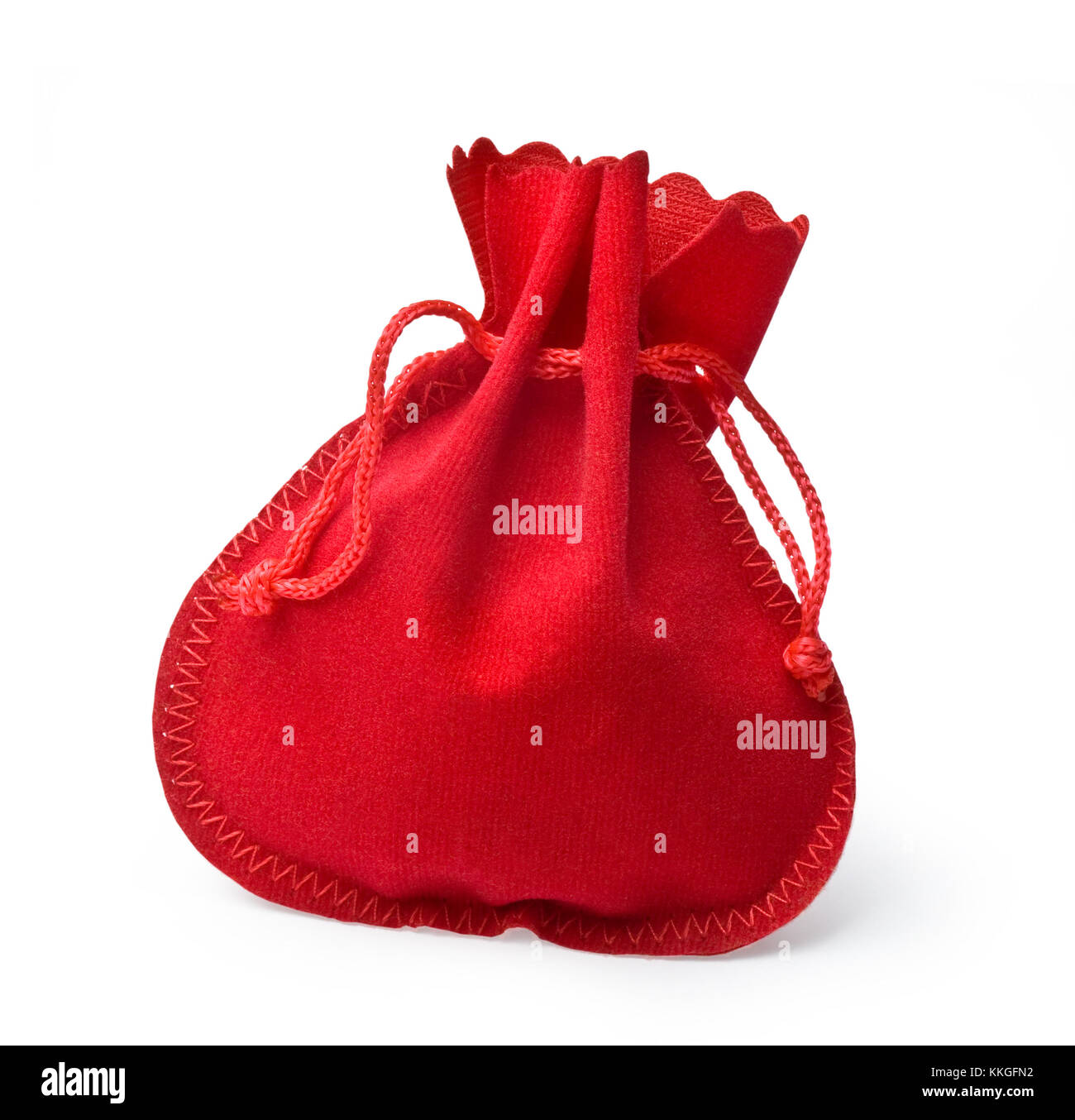 gift bag Isolated on white background Stock Photo - Alamy