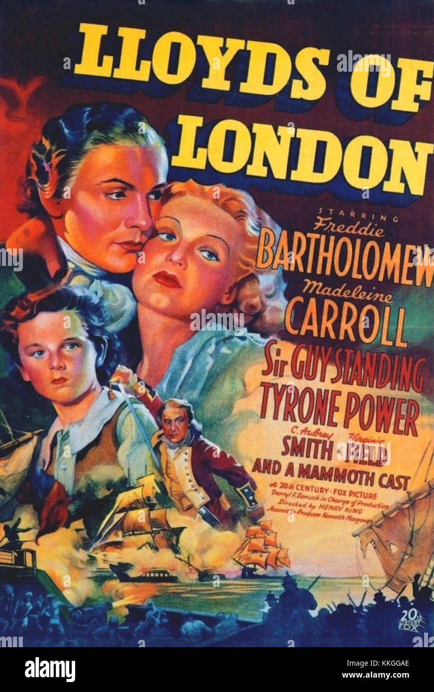 A vintage poster promoting Lloyds of London, an iconic British ...