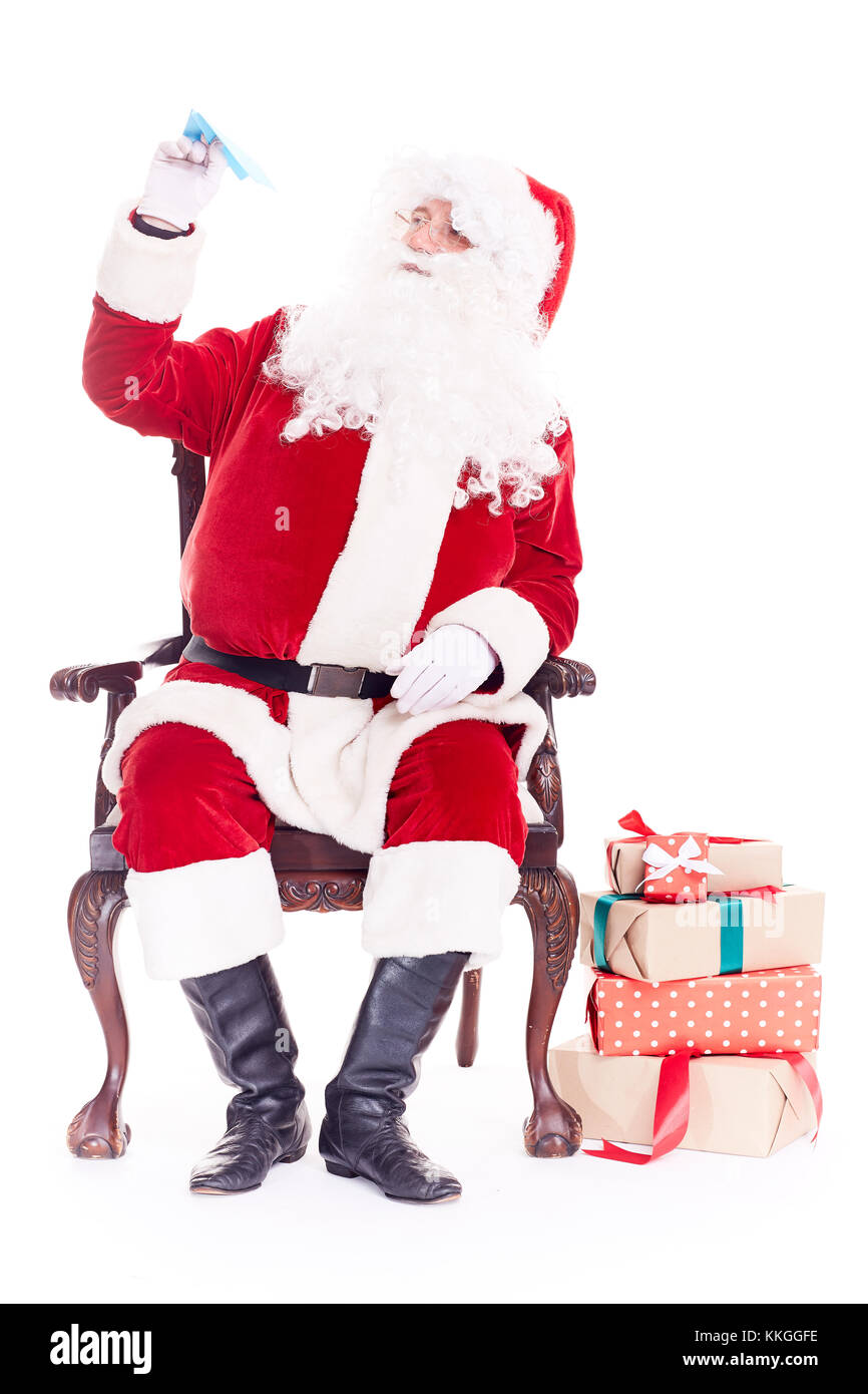 Santa airplane hi-res stock photography and images - Alamy
