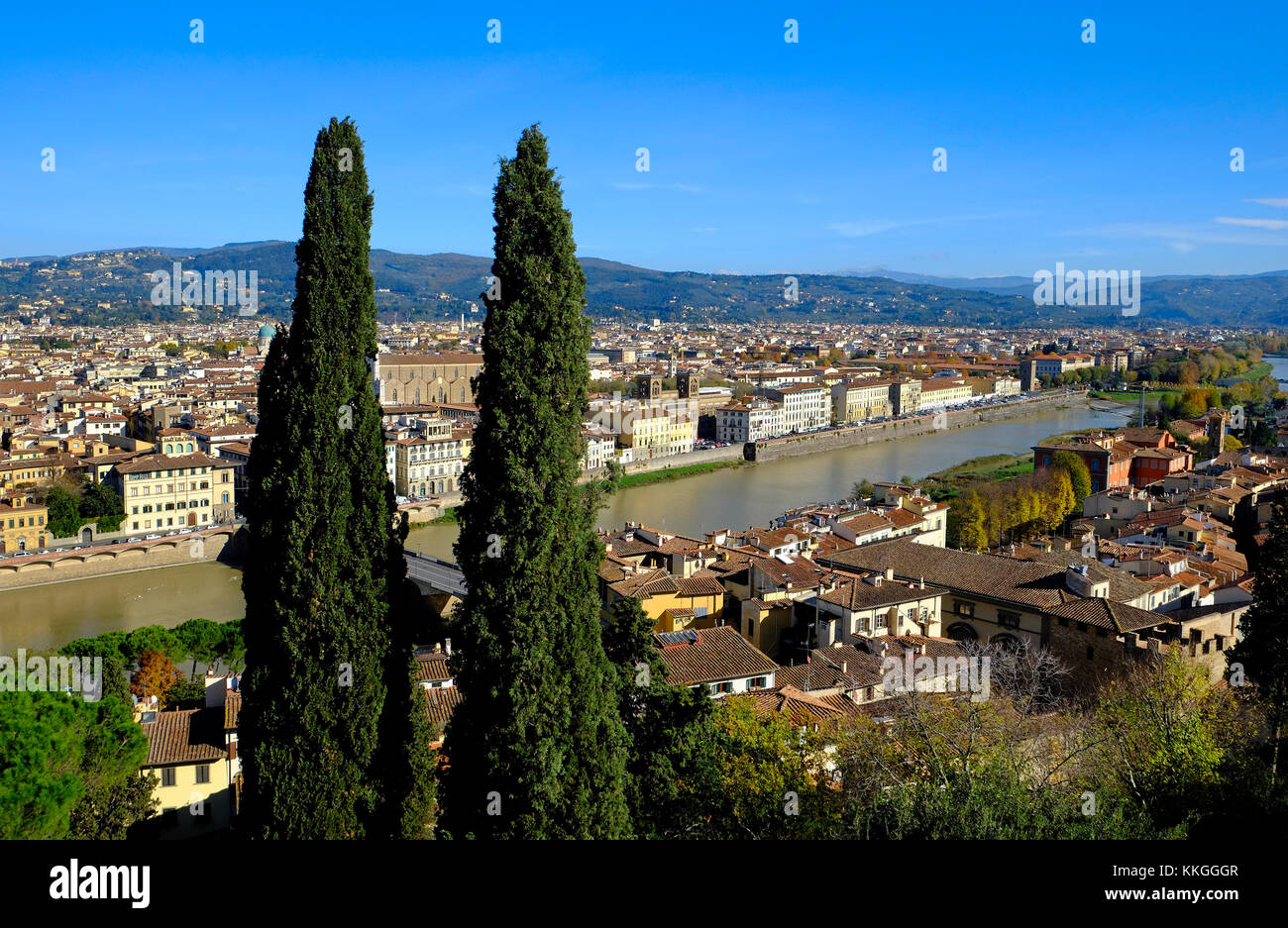 overview of florence, italy Stock Photo - Alamy