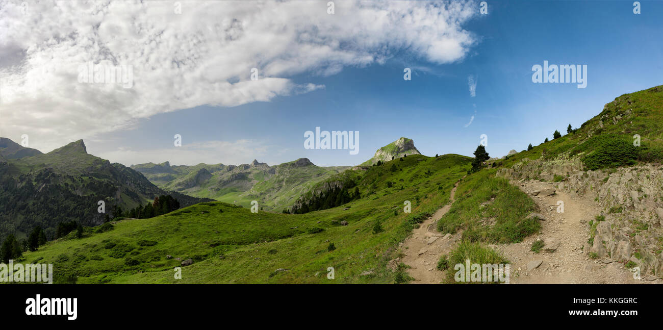 a beautiful landscape of the french Pyrenees mountains Stock Photo - Alamy