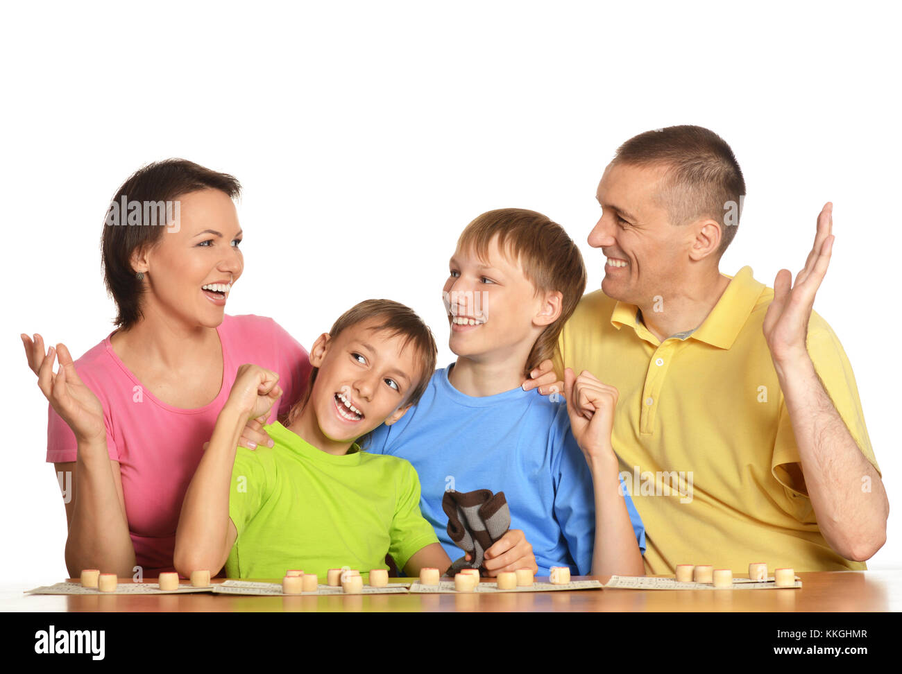Family playing chess together hi-res stock photography and images - Alamy