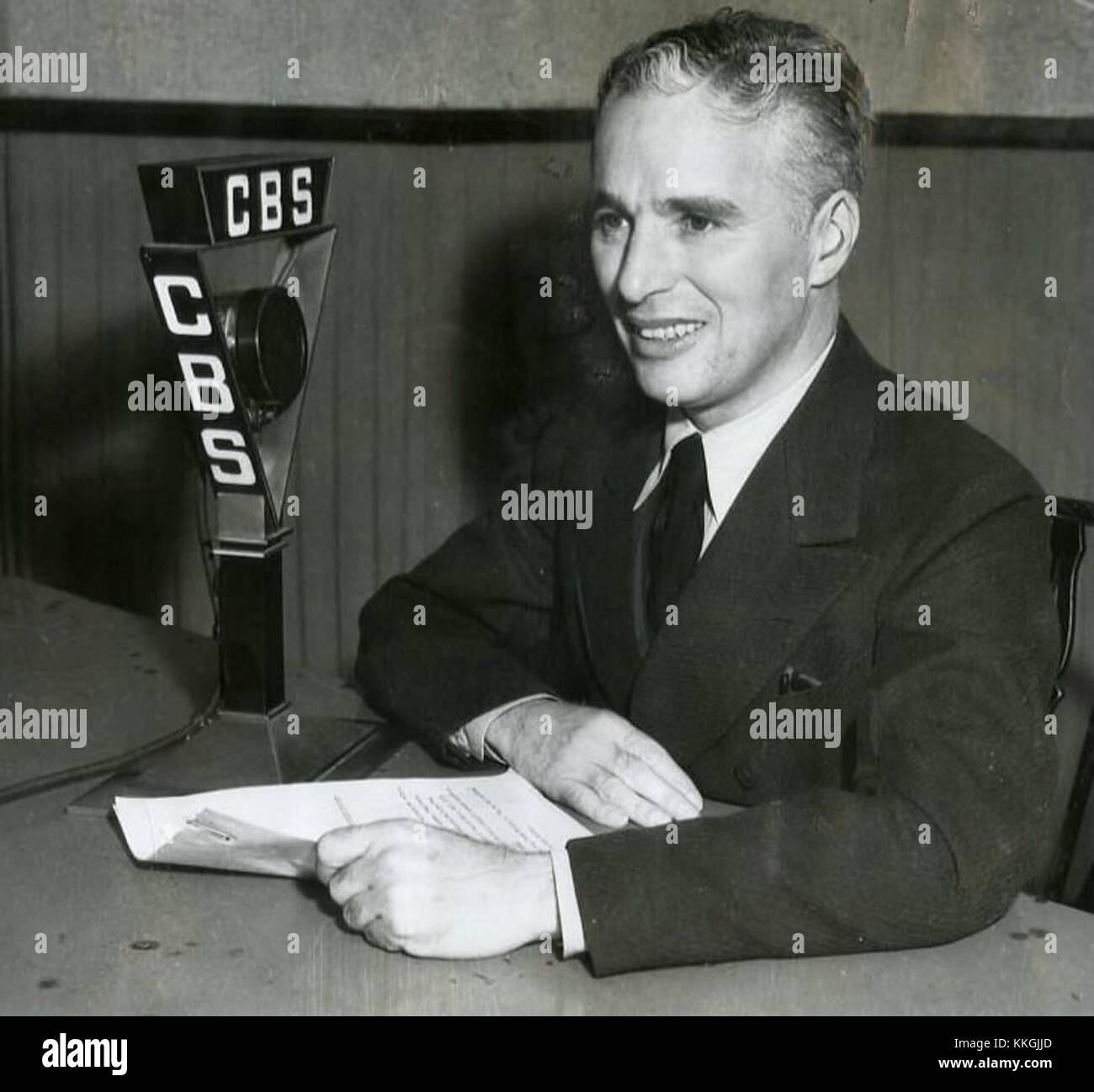 A 1933 CBS broadcast featuring Charlie Chaplin, one of the most iconic ...