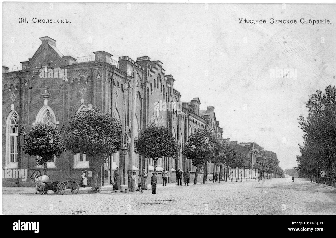 The County Zemstvo Assembly in Smolensk was part of the Russian Empire ...