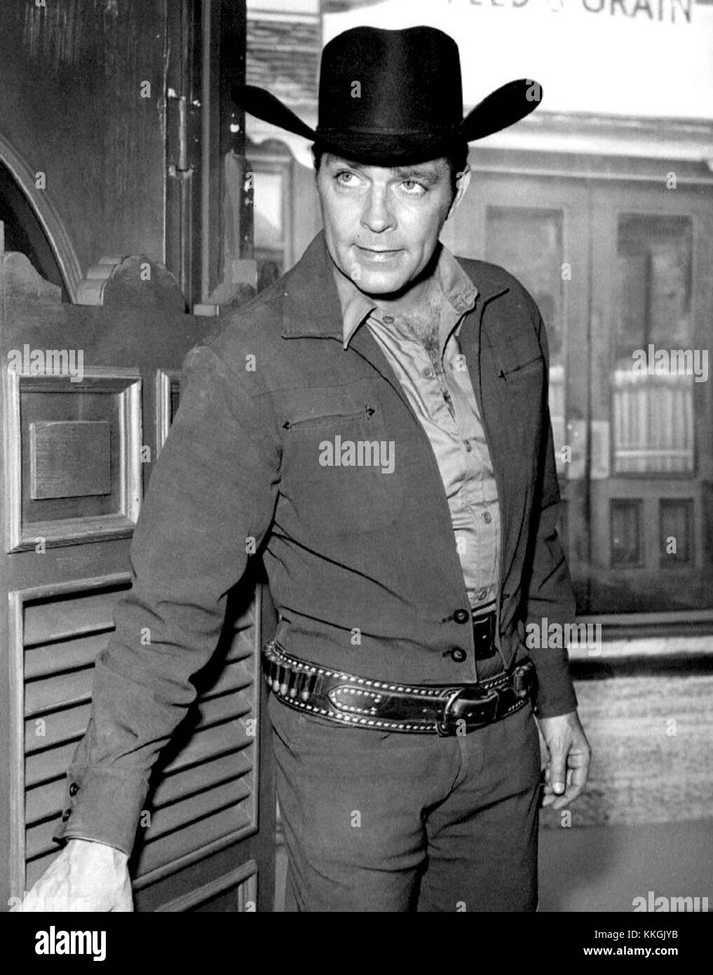 Dale Robertson starred in the television series 'Tales of Wells Fargo ...