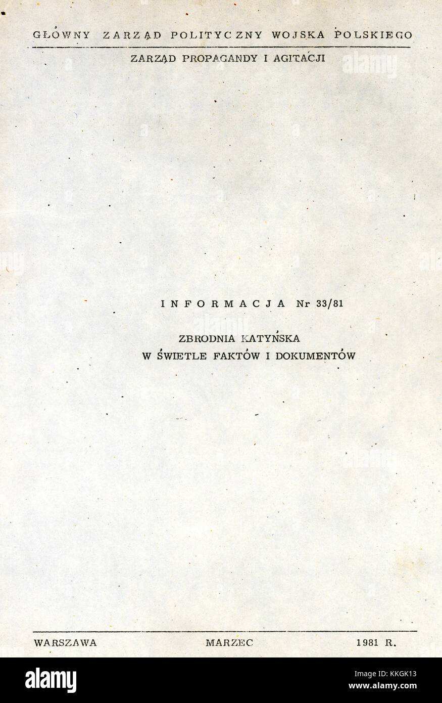 The Katyn crime, a series of mass executions during World War II, is ...