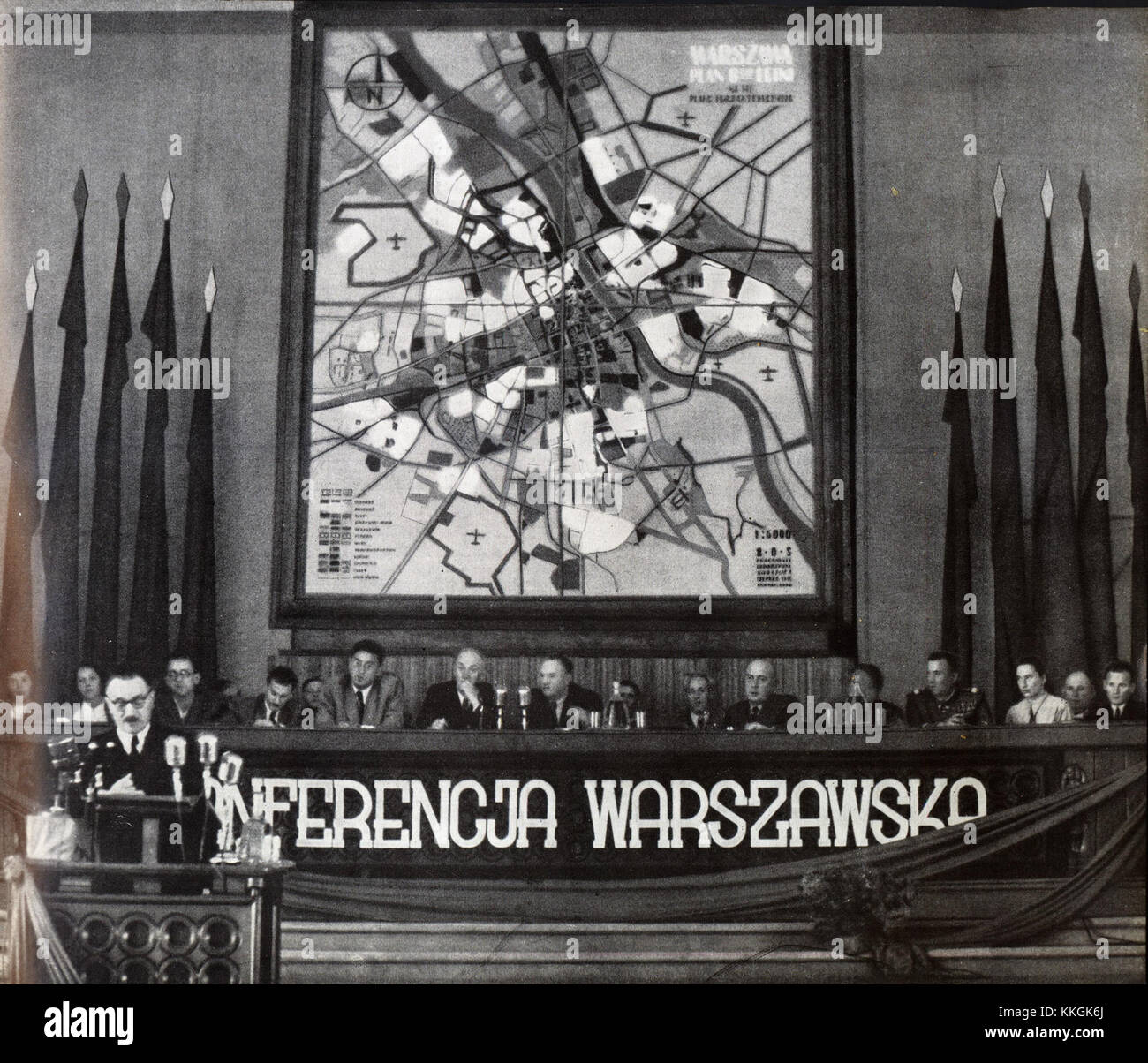 Communist party conference in warsaw on july 3 hi-res stock photography ...