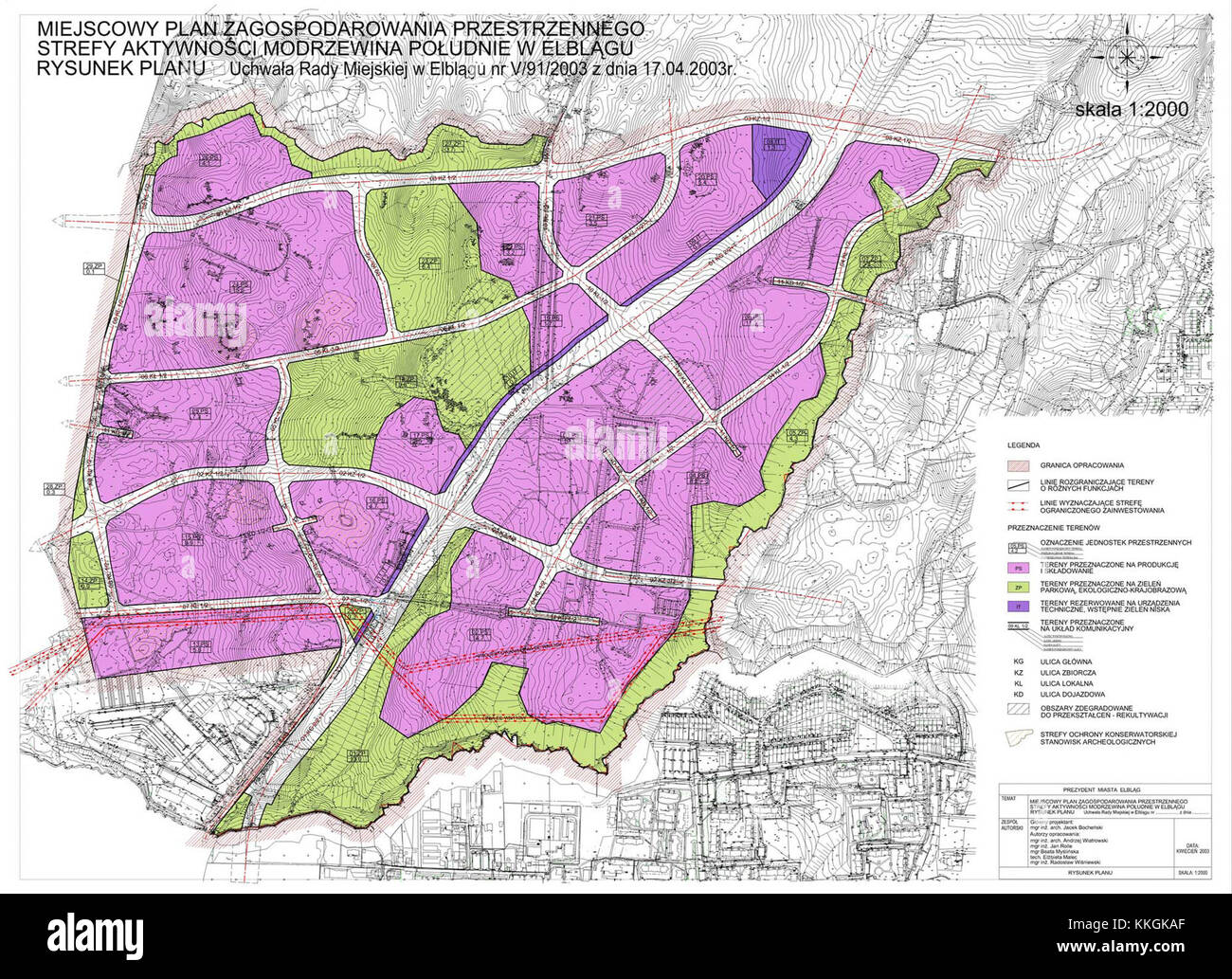 Elblag map hi-res stock photography and images - Alamy