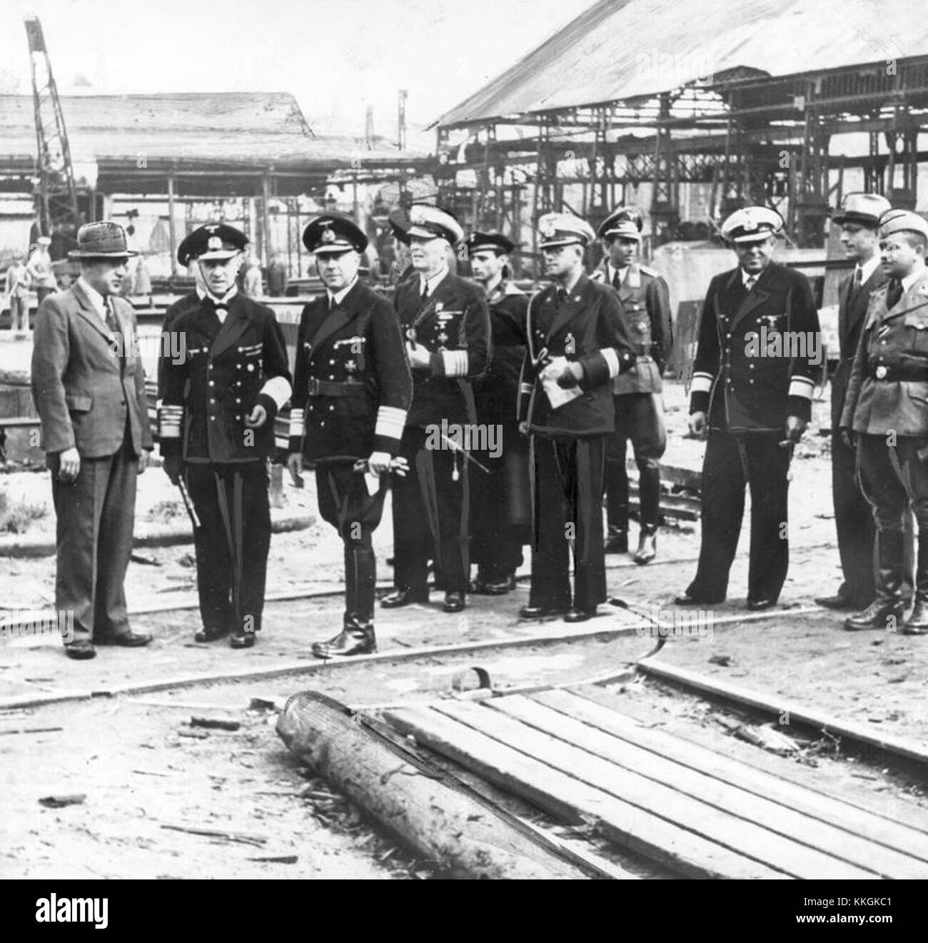 Erich Raeder, a prominent German admiral during WWII, is shown ...