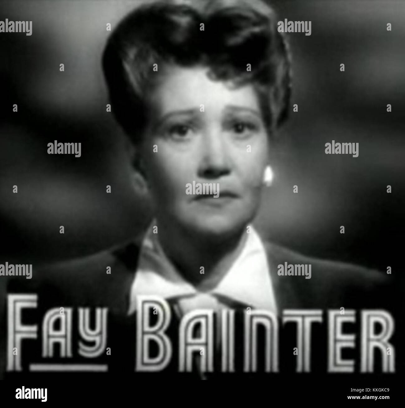 Fay Bainter in Cry Havoc trailer Stock Photo - Alamy