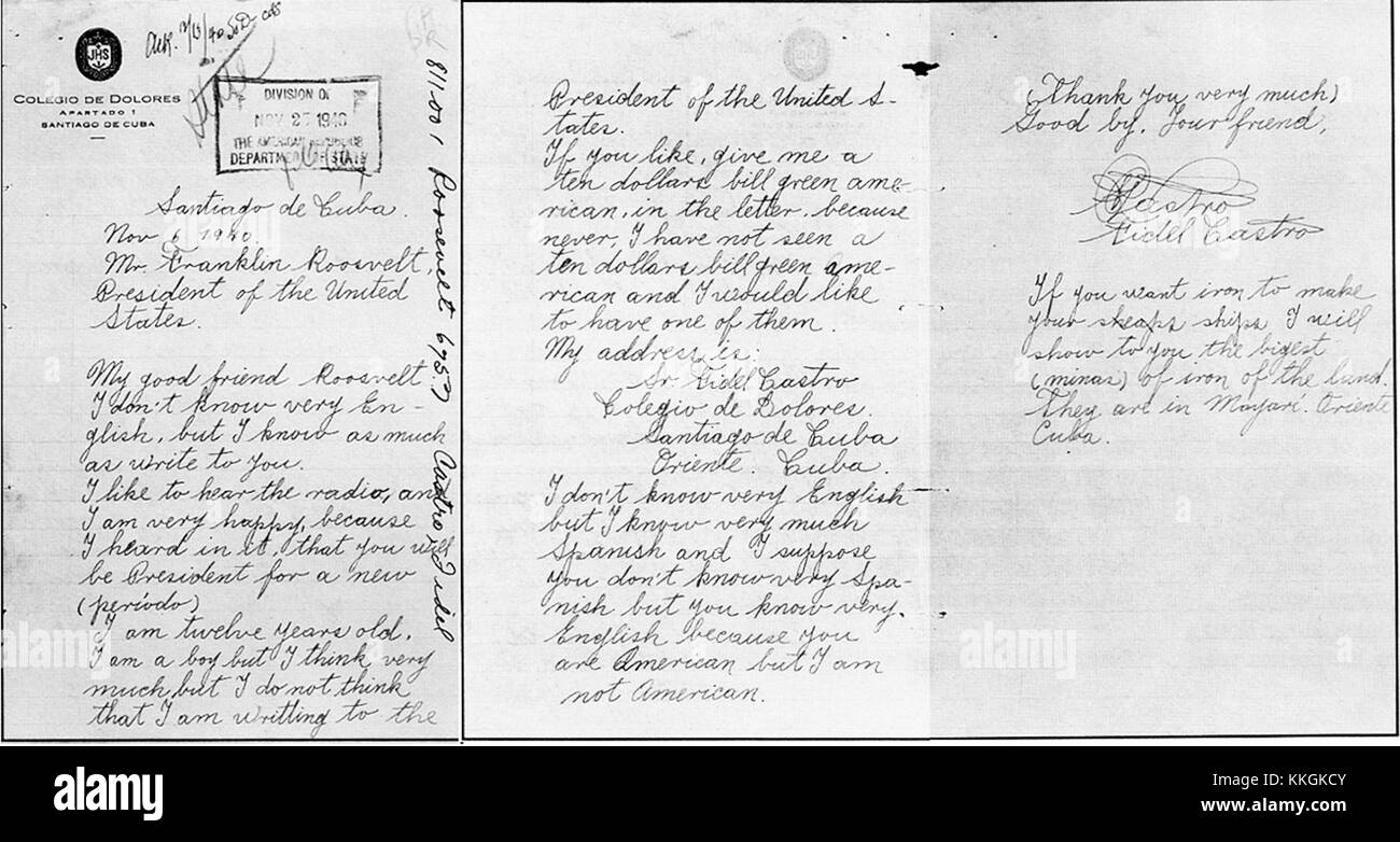 This letter, sent from FCR to FDR, represents an important ...