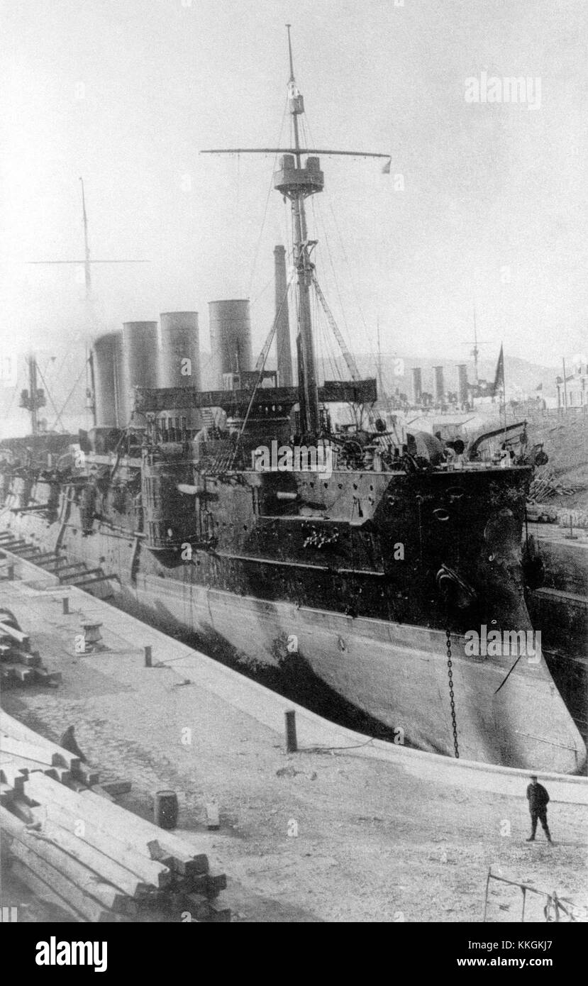 Russian fleet 1905 Black and White Stock Photos & Images - Alamy