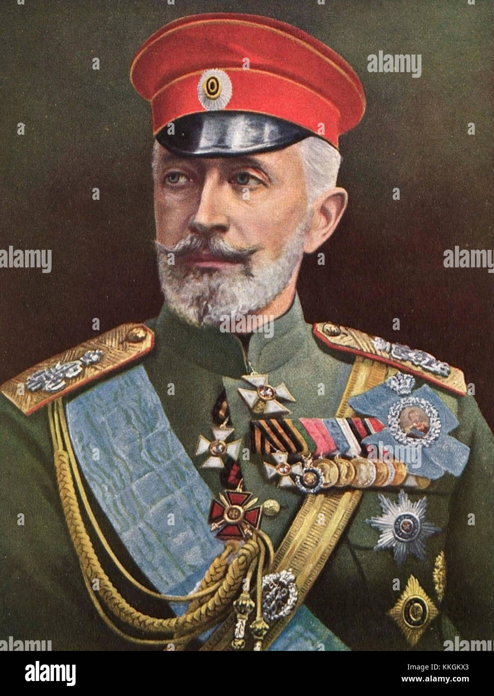 The portrait of Grand Duke Nicholas Nikolaievich the Younger depicts a ...