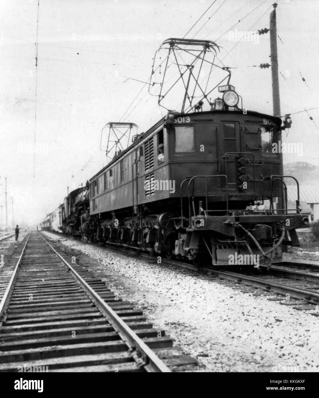 The Great Northern electric locomotive Y-1, built in 1928, is an ...