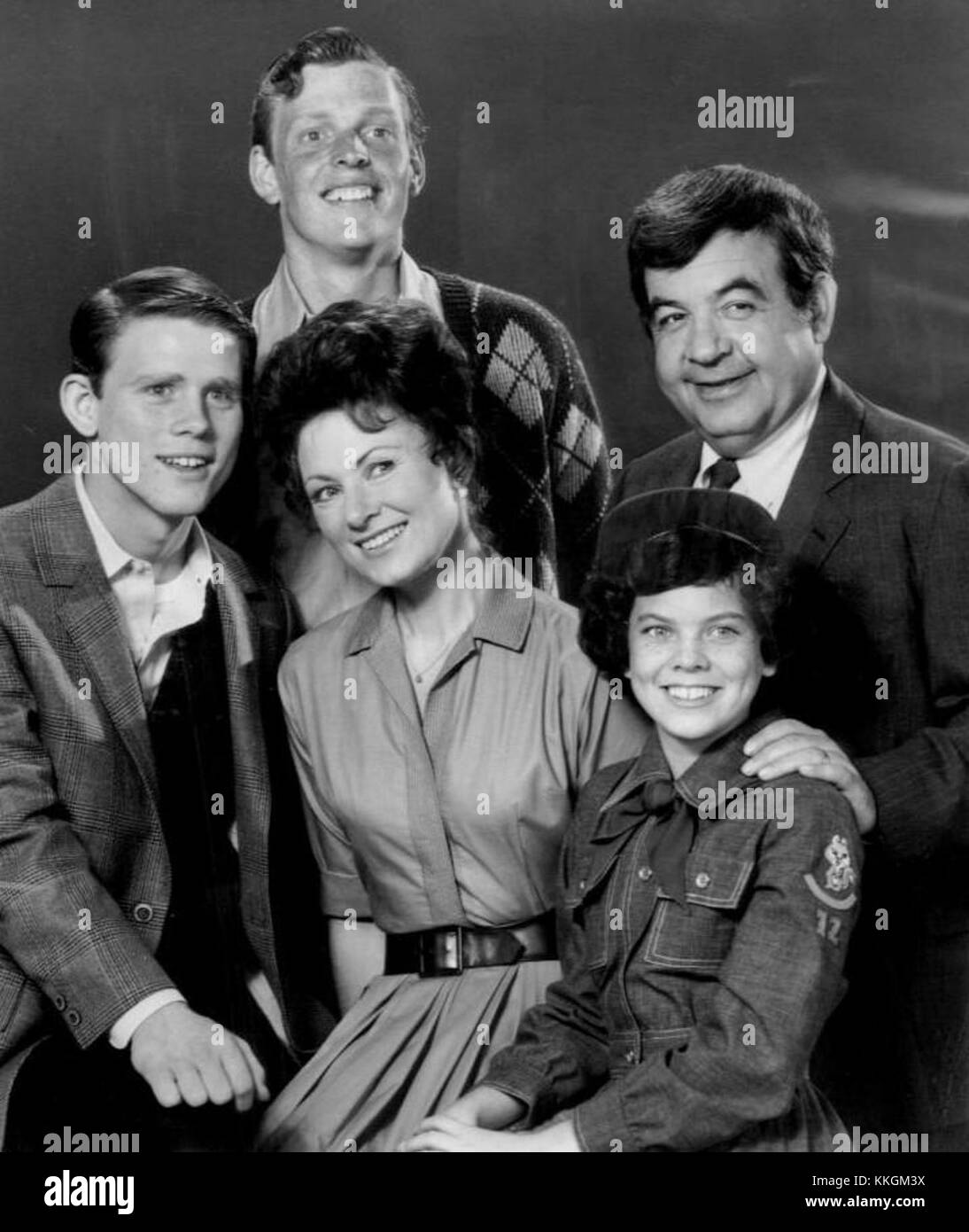 Photograph of the Cunningham family from the television show 'Happy ...