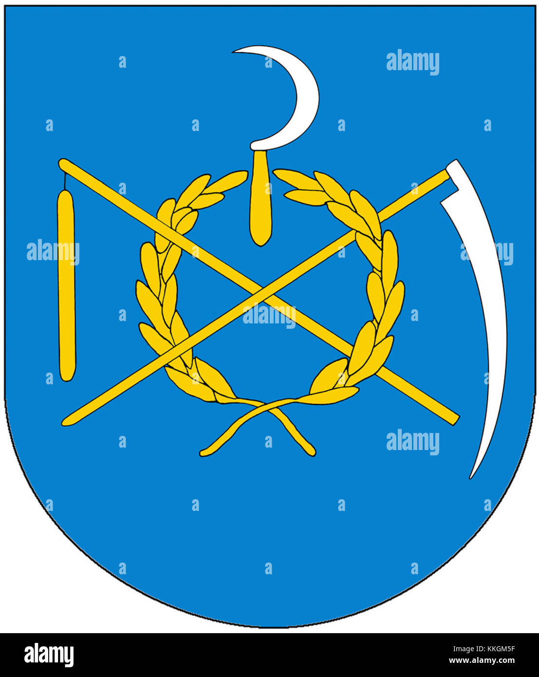 Herb Ogrodzonej refers to a historical or regional emblem related to ...