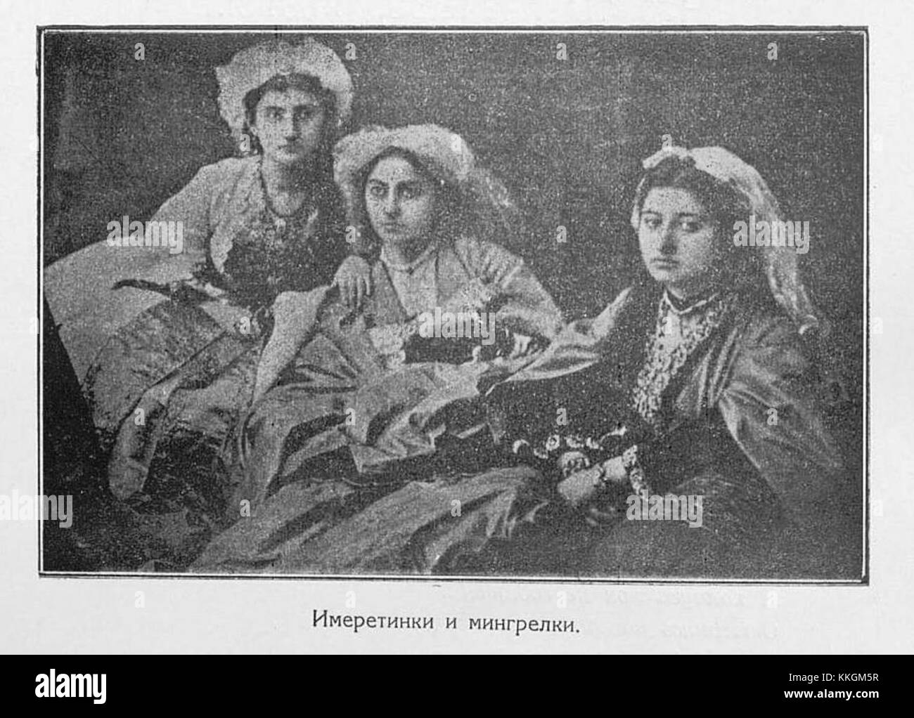 The Imeretian and Mingrelian women series, documented by Esadze in 1913 ...