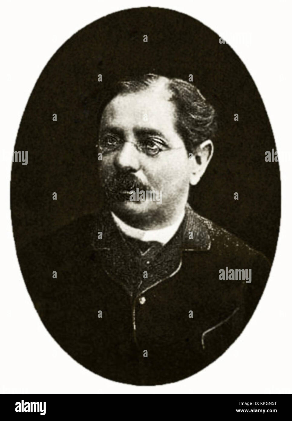The portrait of Lev Osipovich Levanda, a notable Russian figure ...