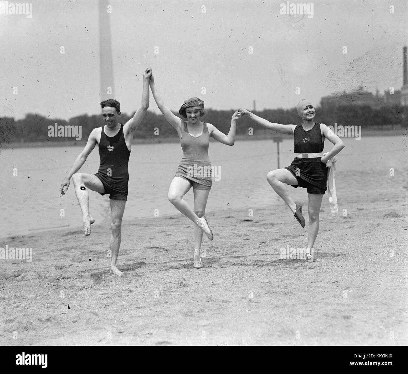 The image likely depicts a dancing trio associated with the Potomac ...