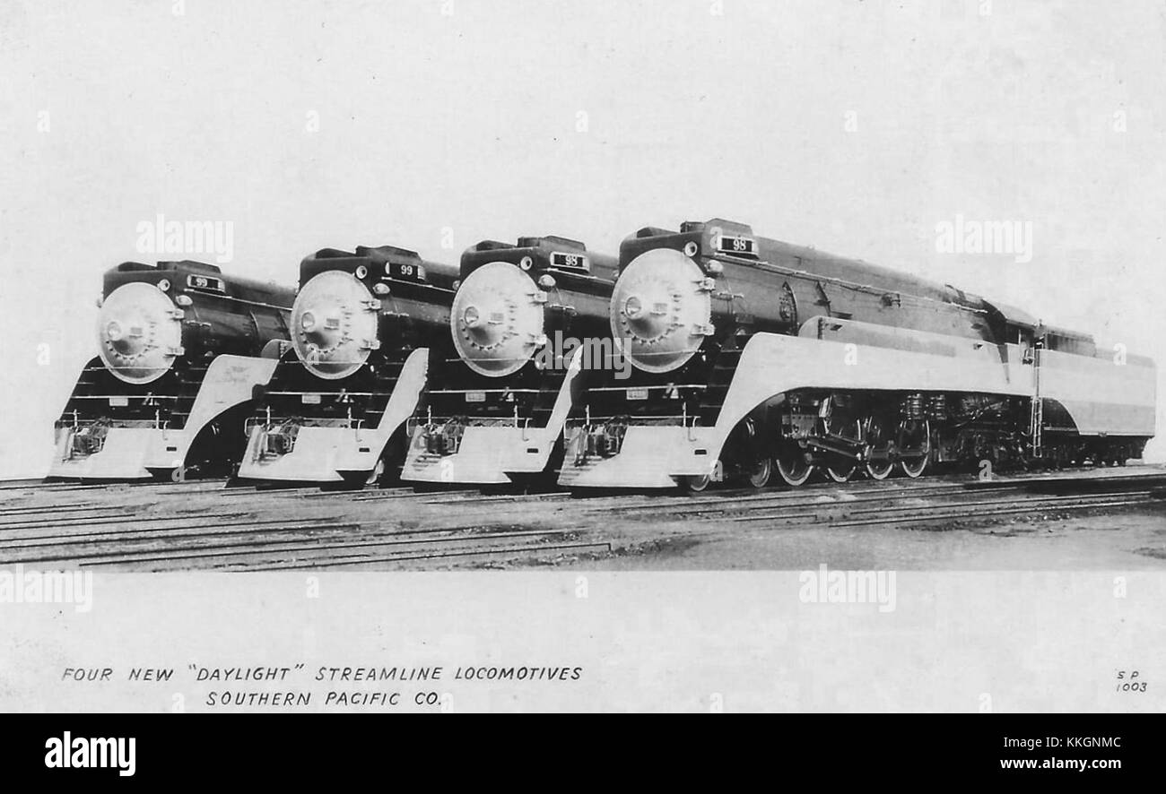 Southern Pacific GS-3 locomotives Stock Photo - Alamy