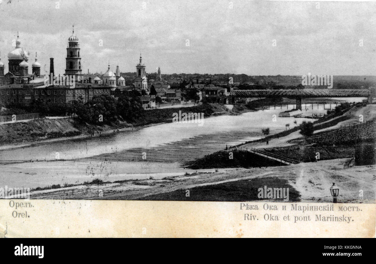 The Oka River and Mariinsky Bridge are notable landmarks in Russia ...