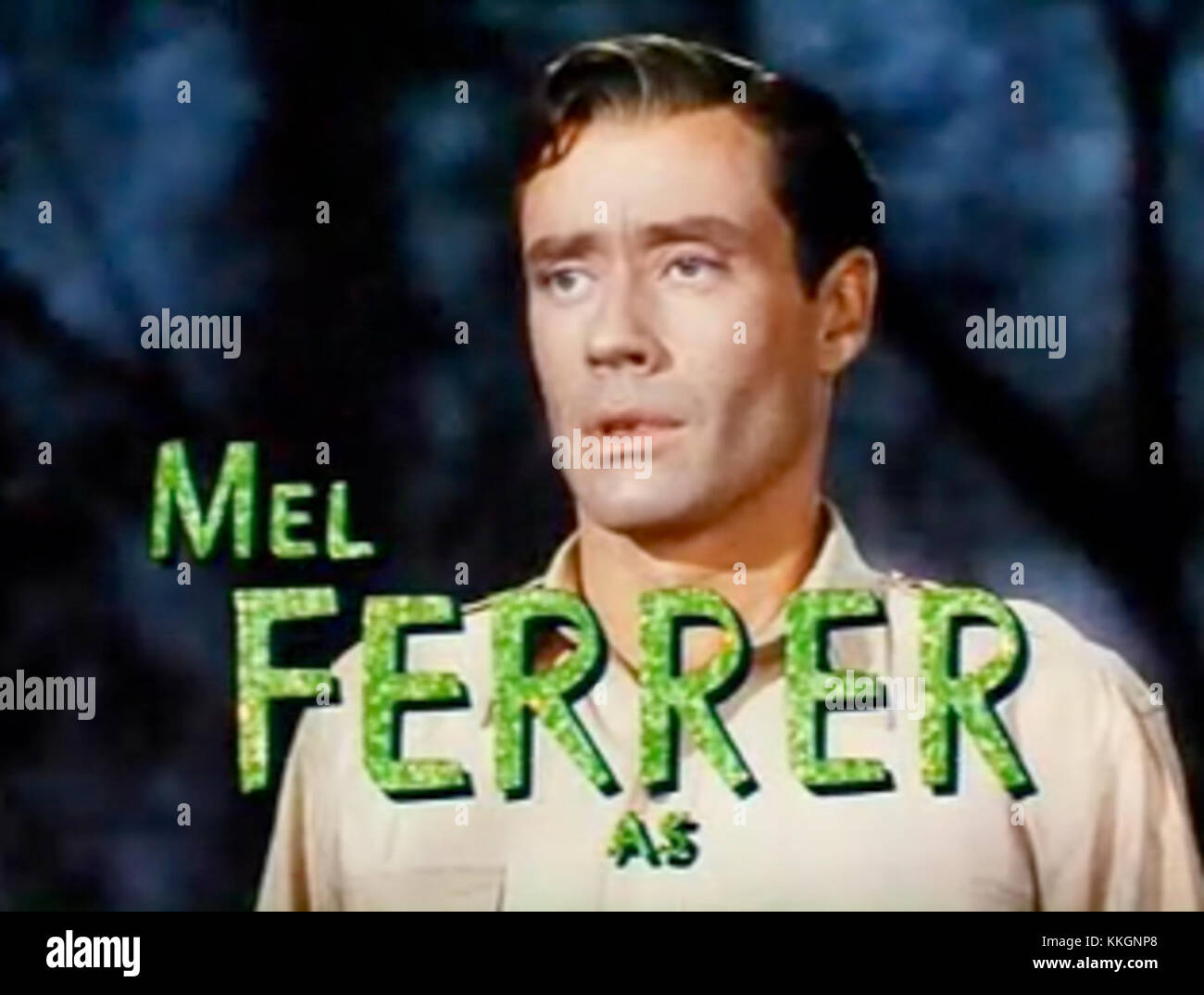 Mel Ferrer in Lili trailer Stock Photo - Alamy