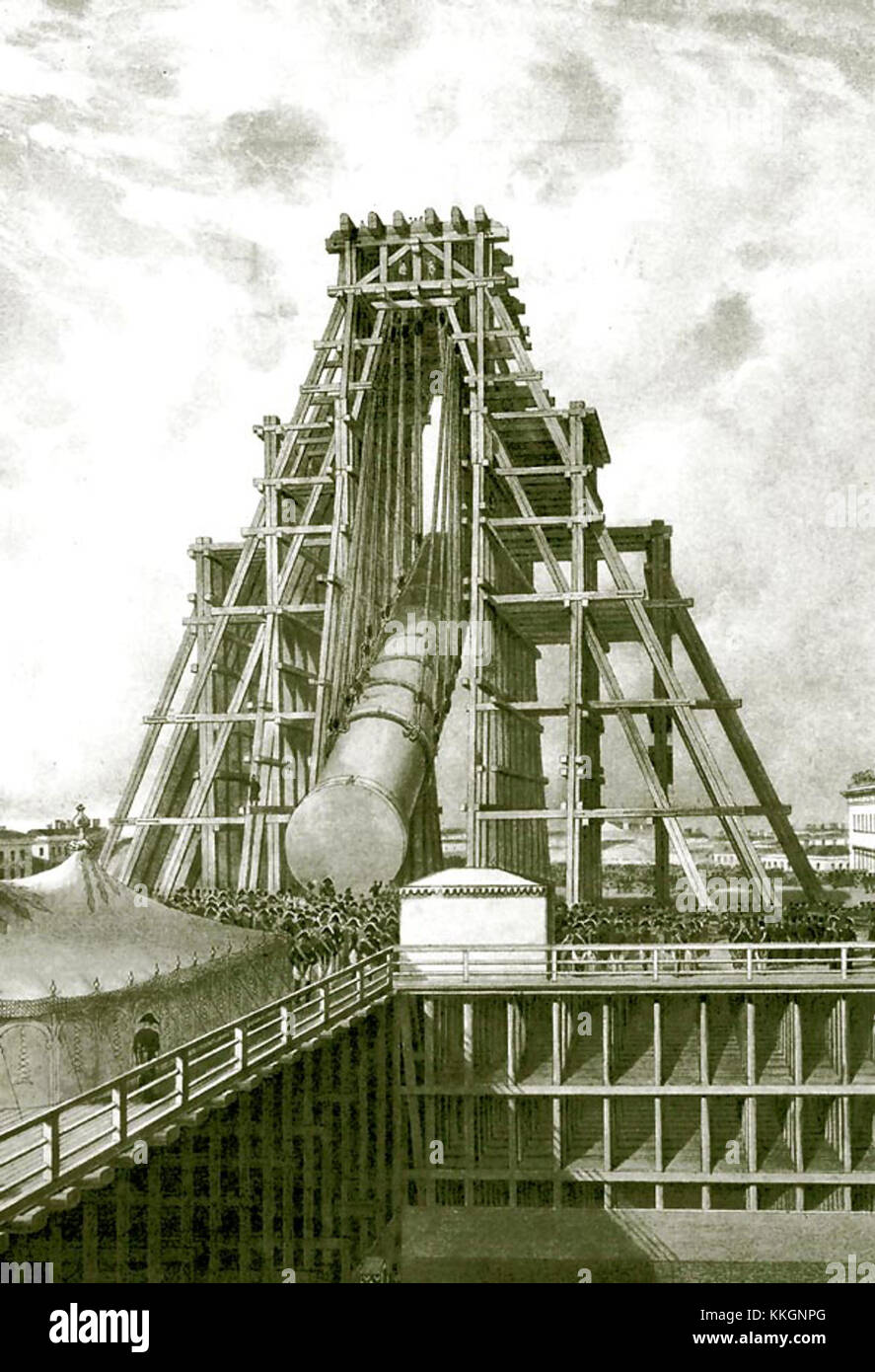 The Montferrand Raising Column refers to the installation process of ...