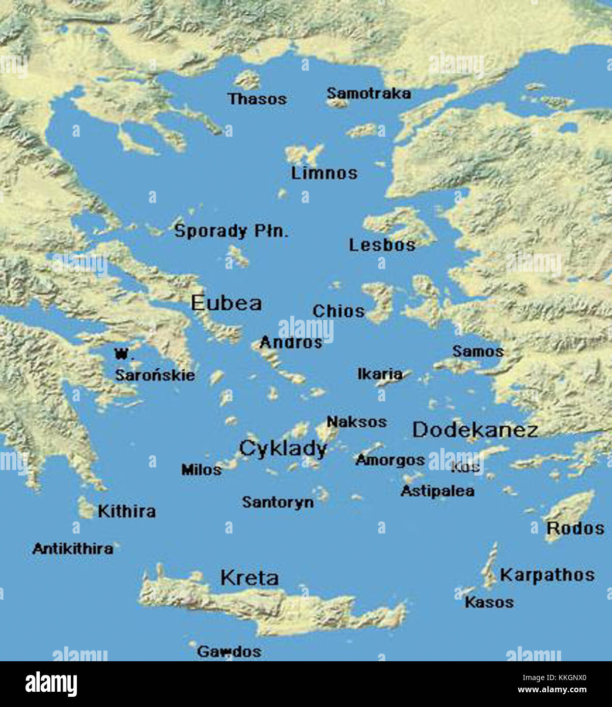 The Aegean Sea, a body of water located between Greece and Turkey, has ...