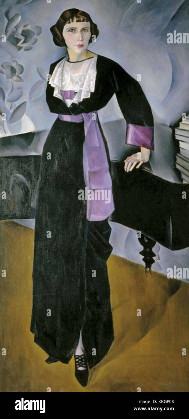 Natan Altman's 1914 painting 'The Woman at the Piano' portrays a ...