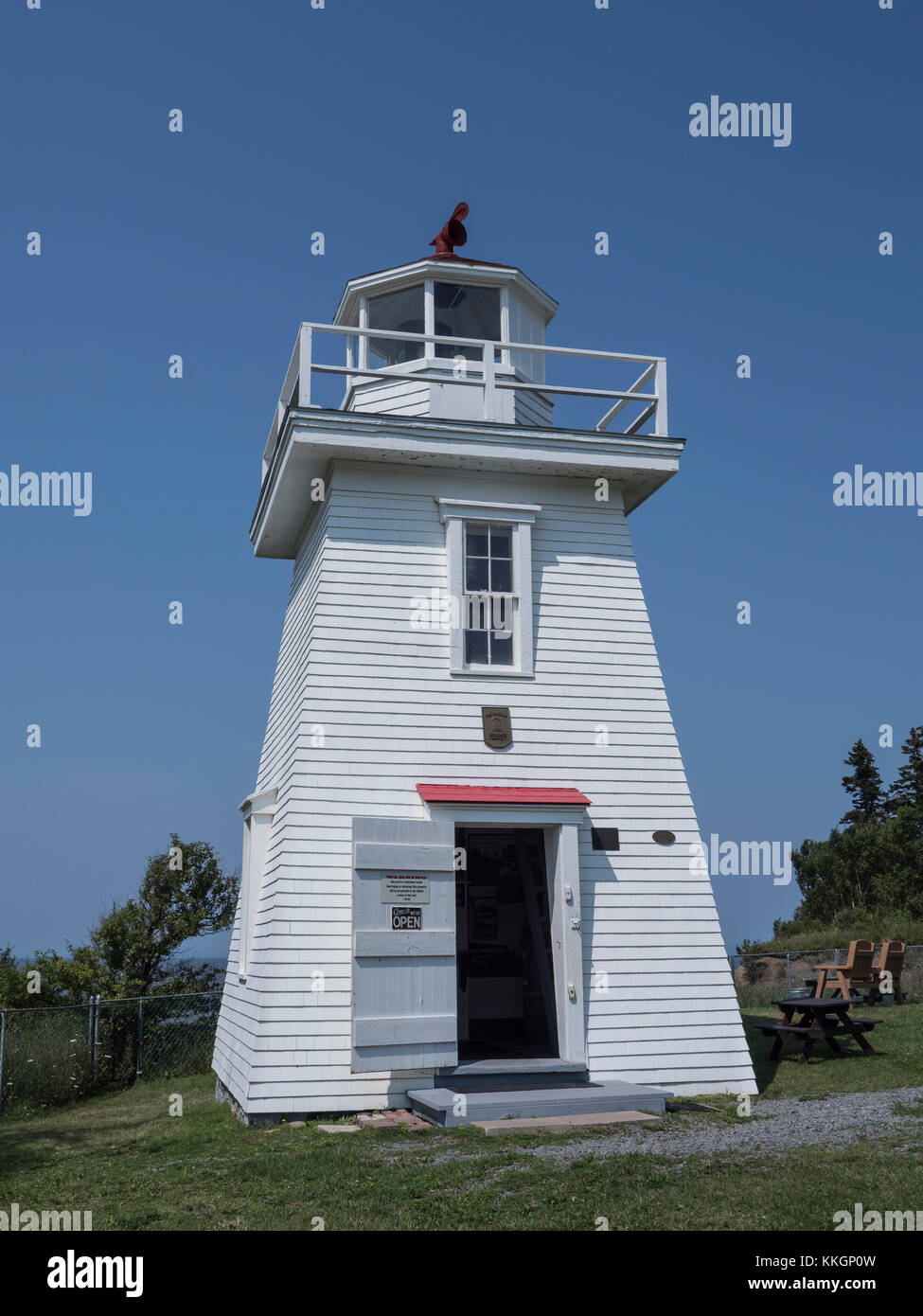 Walton Lighthouse, Walton, Nova Scotia, Canada Stock Photo - Alamy