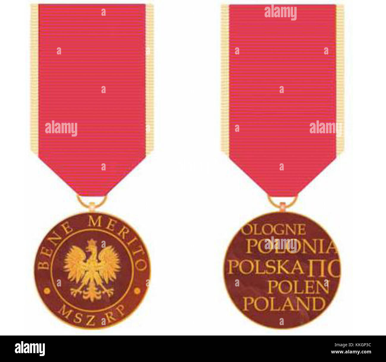 Odznaka Honorowa Bene Merito Stock Photo - Alamy