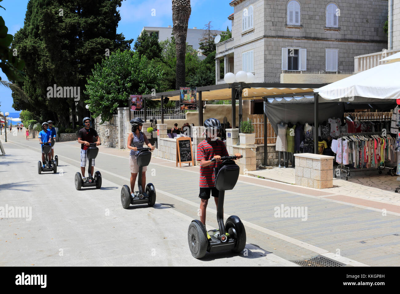 Segway tour through the streets of Lapad town, Dubrovnik, Dalmatian ...