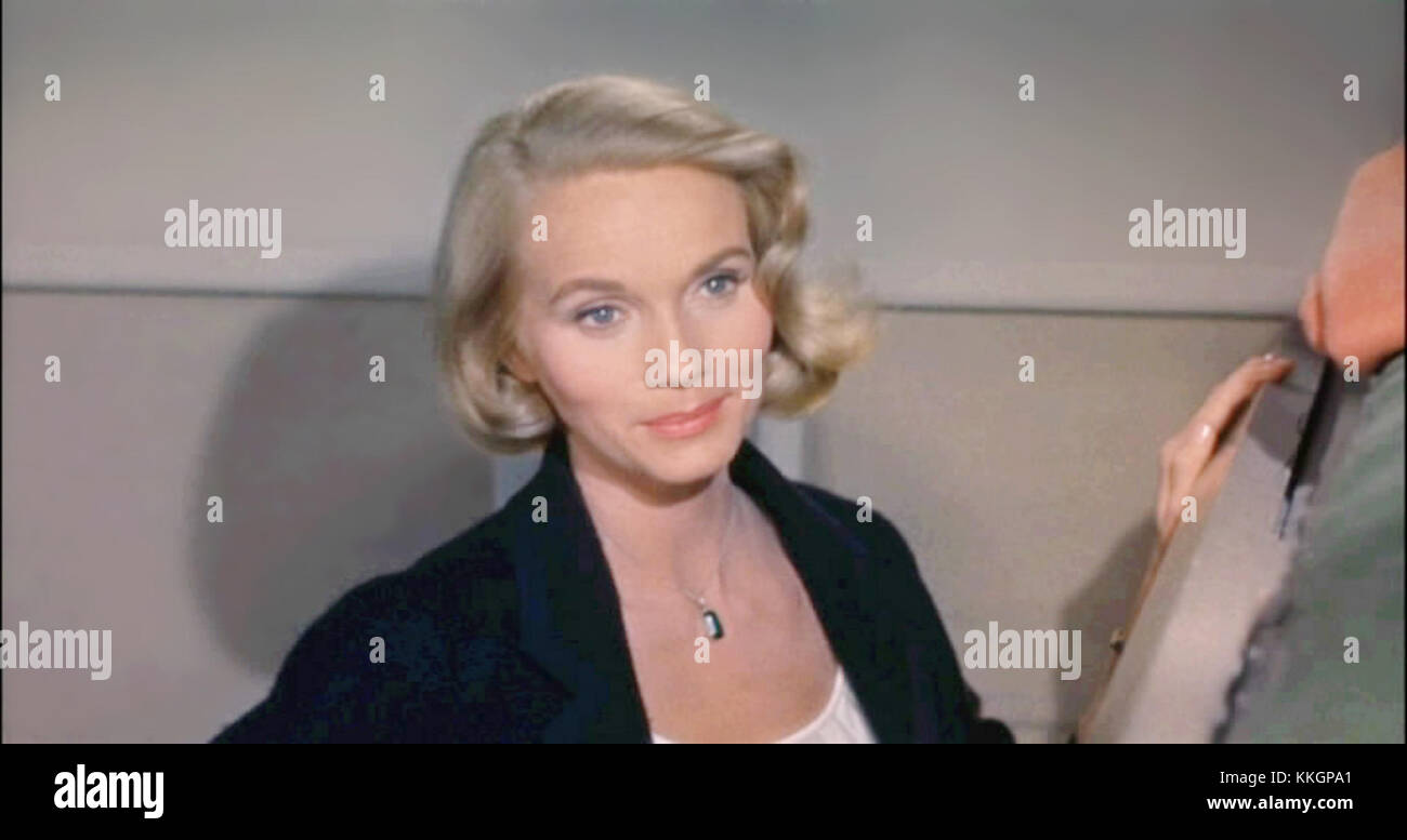 This screenshot from the movie trailer of 'North by Northwest' captures ...