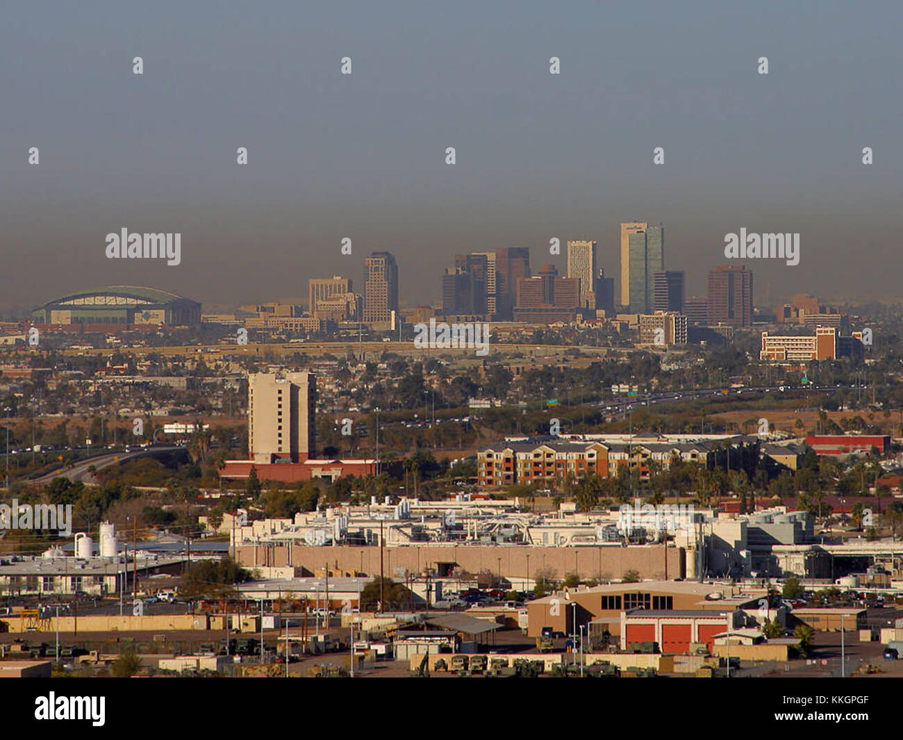 The Phoenix skyline represents the modern urban landscape of Phoenix ...
