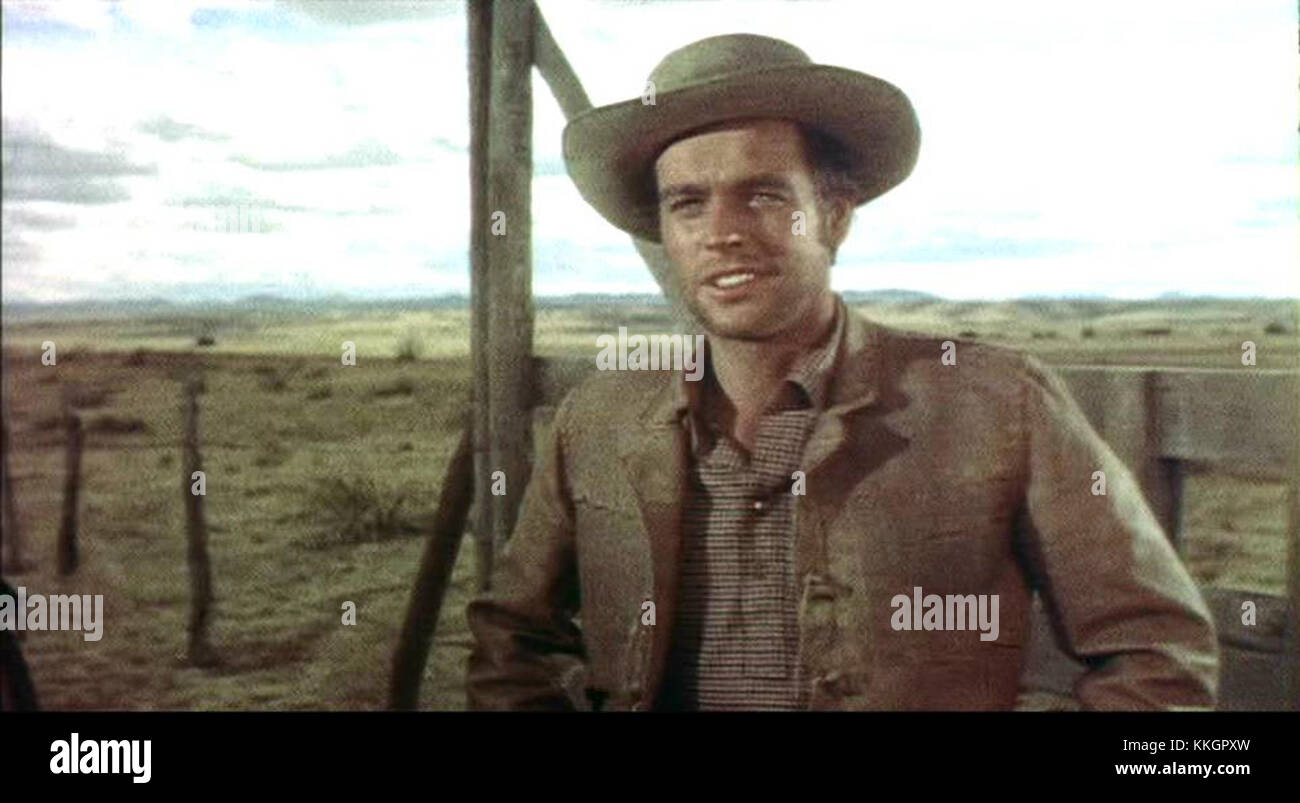 A promotional image of actor Robert Wagner in the film 'Broken Lance ...
