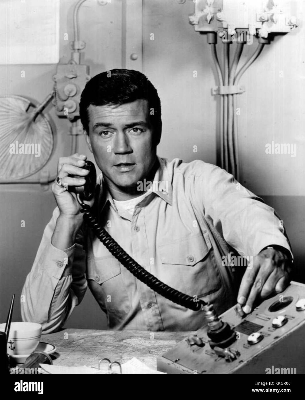 Roger smith actor Black and White Stock Photos & Images - Alamy