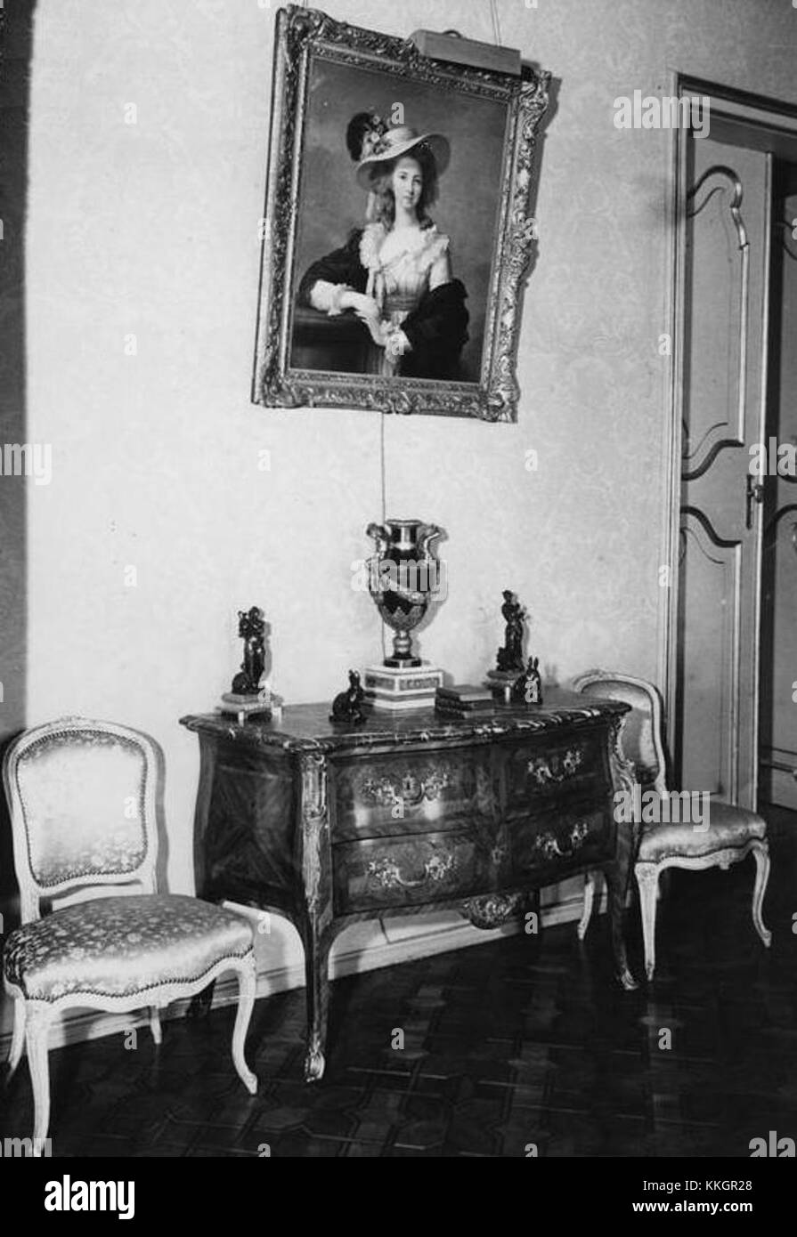 Salon of the Raczy%%C5%%84ski Palace in Warsaw - Vig%%C3%%A9e-Lebrun ...