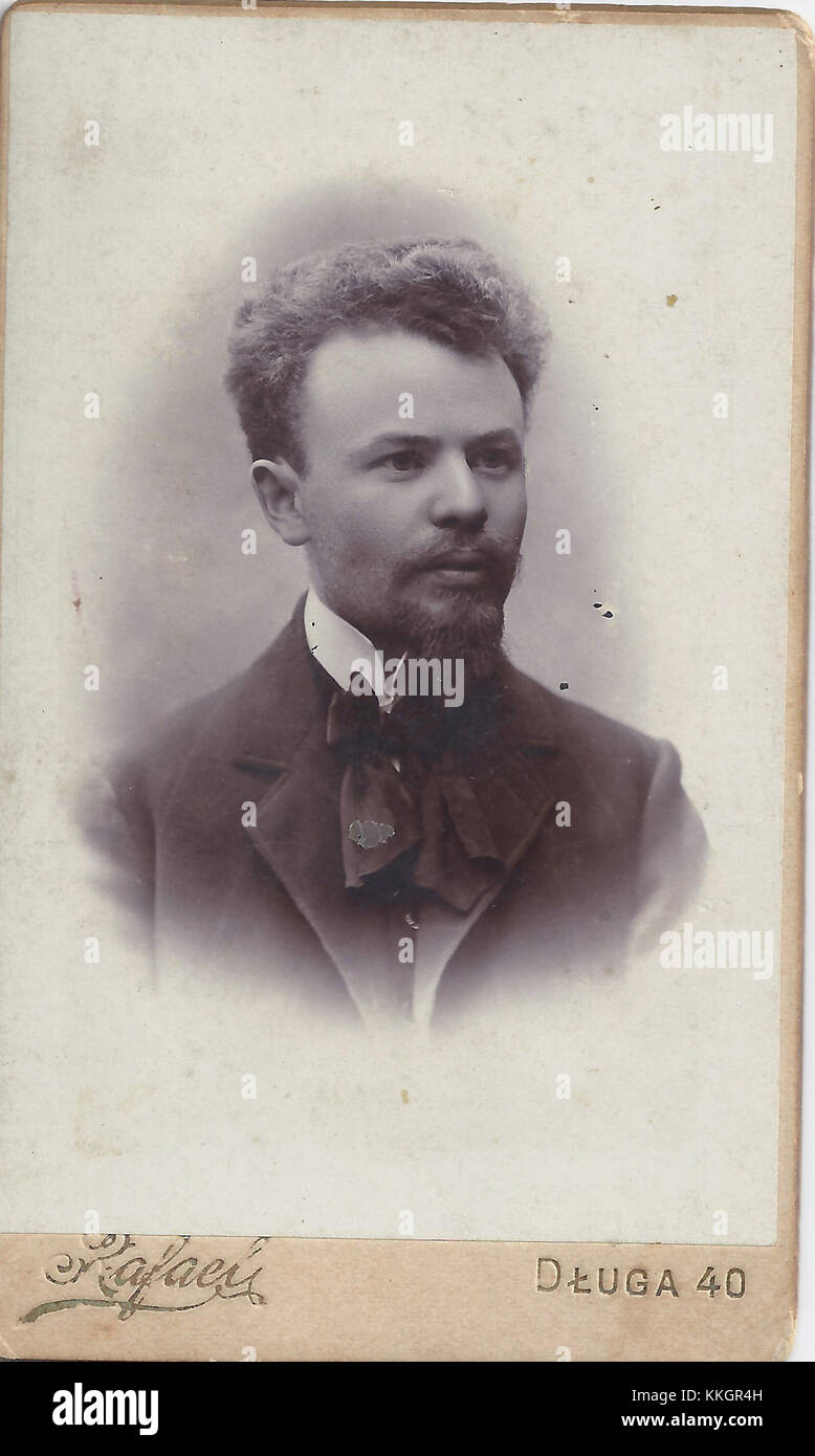 This portrait depicts Shneur Zalman Pugachov in his youth, captured in ...