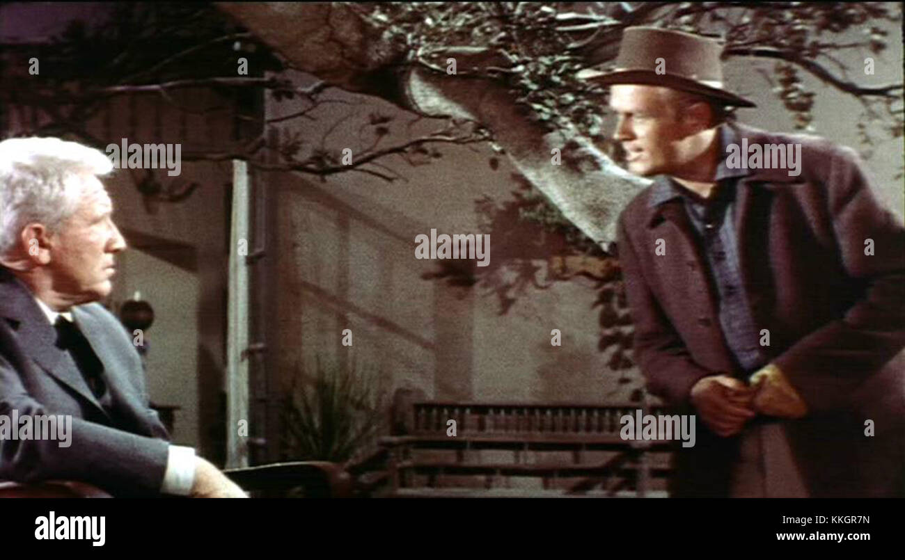 Spencer Tracy starred in the movie 'Broken Lance,' a film from the ...